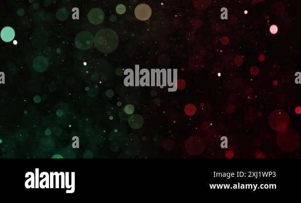 A multitude of circular particles, varying in size and color, are ...