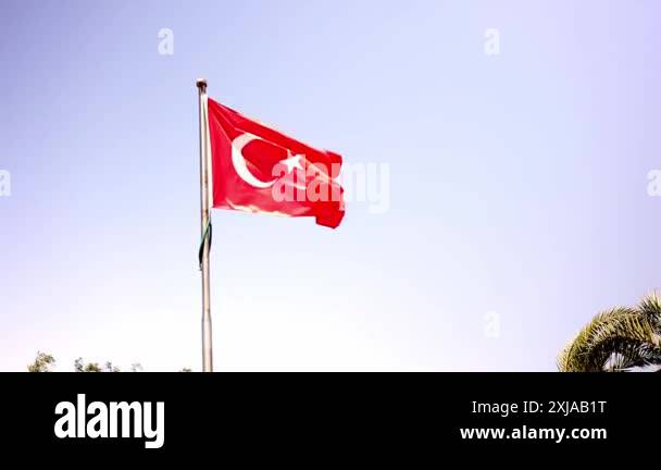 Red turkish flags crescent Stock Videos & Footage - HD and 4K Video ...