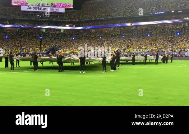 Copa America 2024 at Hard Rock Stadium in Miami. July 14, 2024, Miami ...