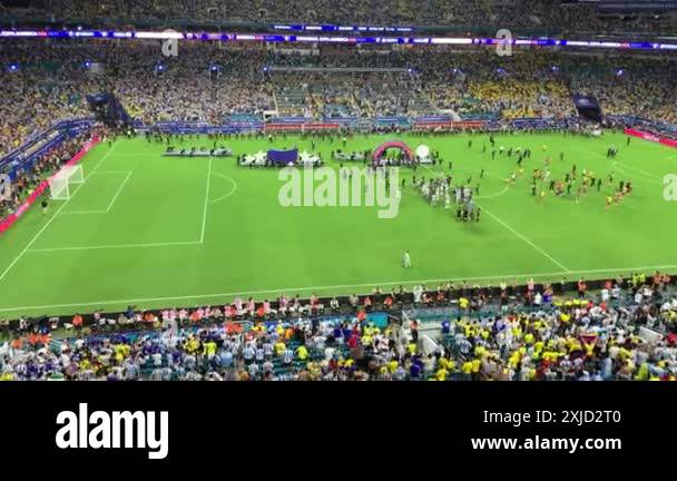 Copa America 2024 at Hard Rock Stadium in Miami. July 14, 2024, Miami ...
