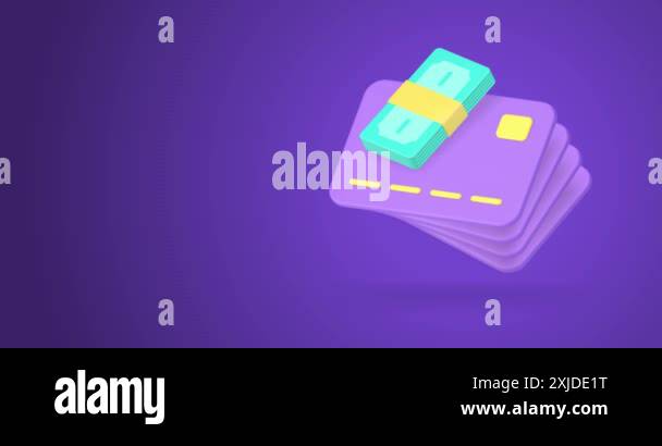 Cash money banknote transaction send credit debit card online banking ...