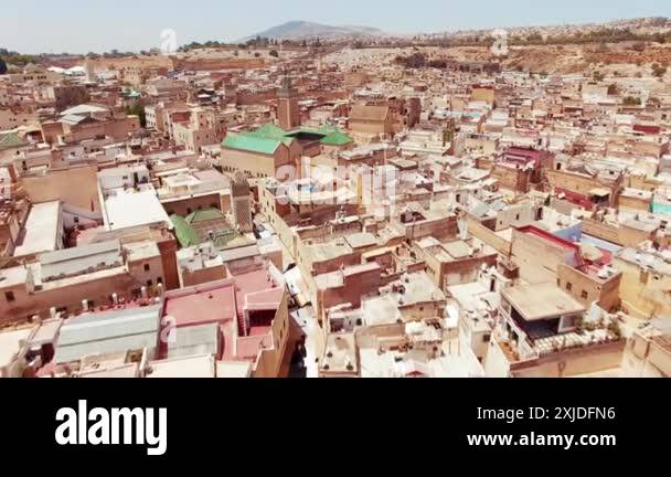 This highdefinition aerial photo beautifully captures Fez, Morocco ...
