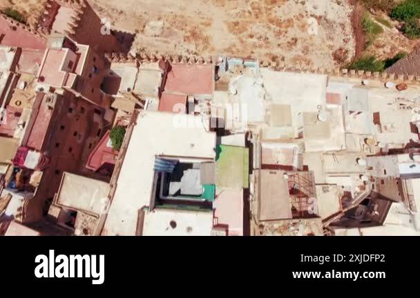 Marvel at the breathtaking 4K aerial view of Fez, capturing its ancient ...