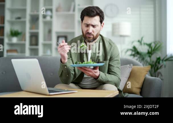 Handsome bearded man plate Stock Videos & Footage - HD and 4K Video ...