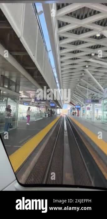 SkyTrain, light and fully automatic transit metro system has 69 km of ...