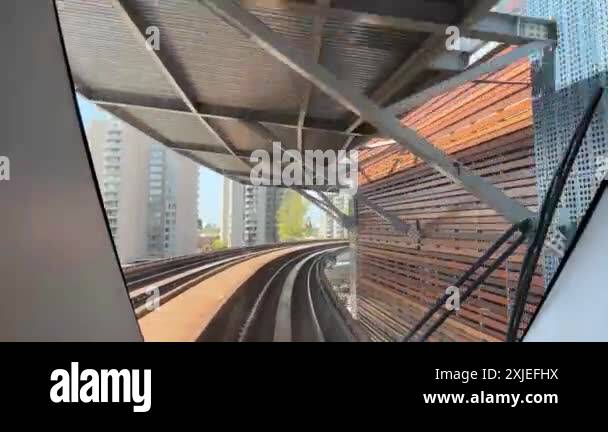 SkyTrain, light and fully automatic transit metro system has 69 km of ...