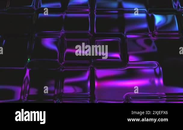 Abstract holographic oil noise surface background. Foil wavy surface ...