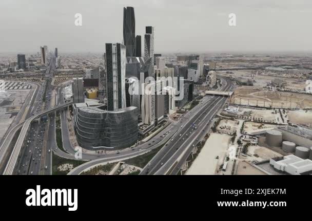 King Abdullah Financial District KAFD in Riyadh, Saudi Arabia. The ...