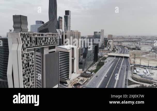 King Abdullah Financial District KAFD in Riyadh, Saudi Arabia. The ...