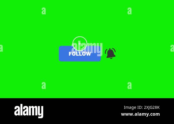 2d follow animation green screen logo with ball icon 4k Stock Video ...