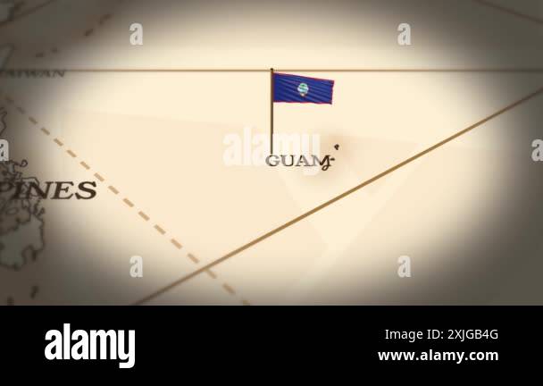 Guam on world map Stock Videos & Footage - HD and 4K Video Clips - Alamy
