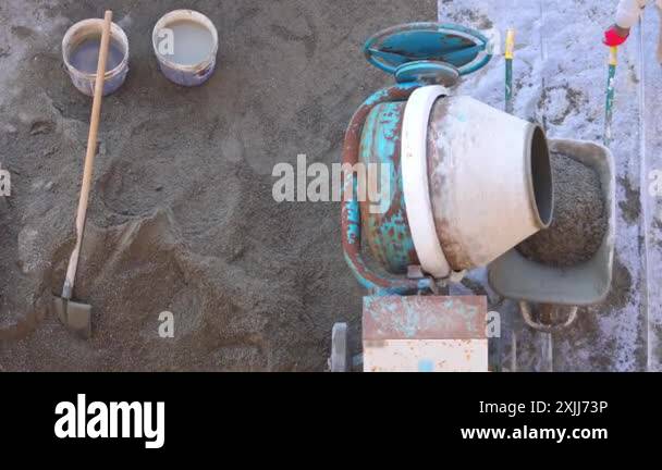 Cement mixer pouring concrete Stock Videos & Footage - HD and 4K Video ...