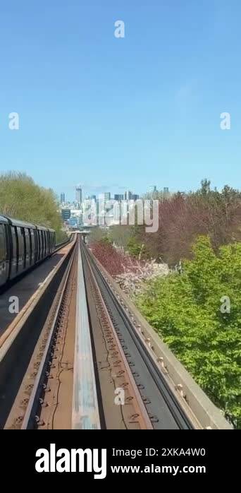 SkyTrain, light and fully automatic transit metro system has 69 km of ...
