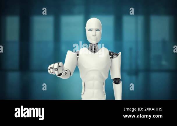 MLP Futuristic robot, artificial intelligence CGI big data analytics ...