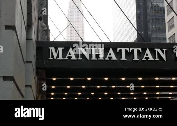 New York City, United States - 29 Aug 2023: Manhattan Center, Midtown ...