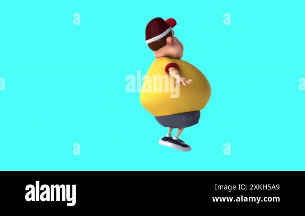 Overweight cartoon character Stock Videos & Footage - HD and 4K Video ...