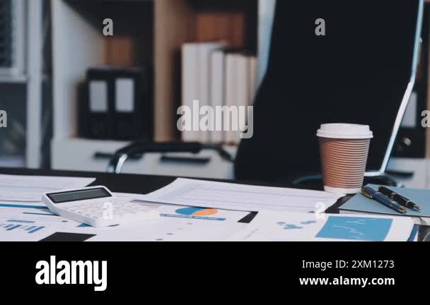 Office table notepad laptop Stock Videos & Footage - HD and 4K Video ...