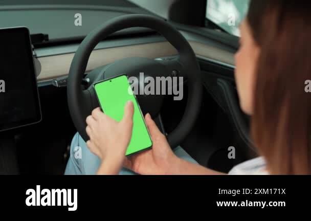 Holiday vacation road trip with environmental-friendly car concept. Eco ...