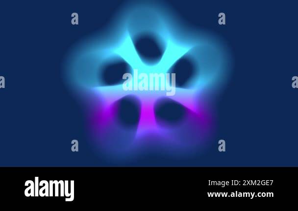 Abstract Animated Background Video. Glowing light reflection. 4k ...