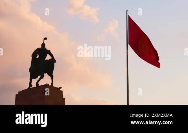 Manas statue national flag Stock Videos & Footage - HD and 4K Video ...