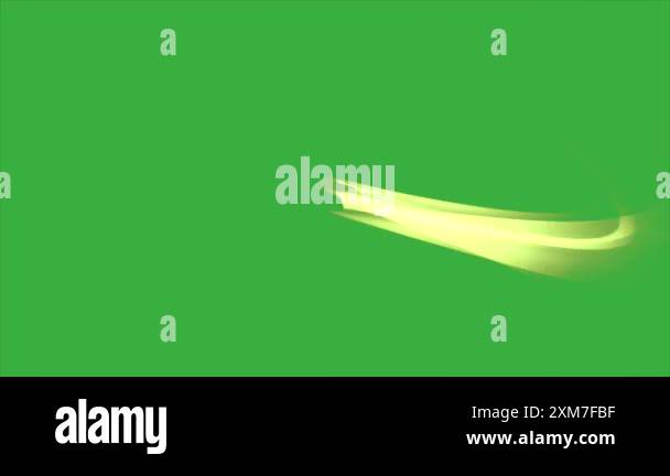 Animation video loop swoosh element effect on green screen background ...