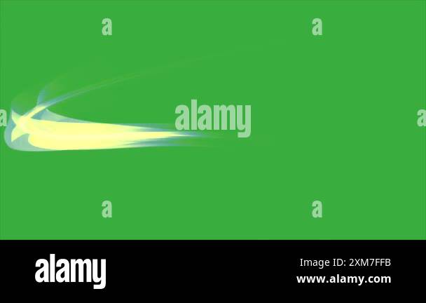 Animation video loop swoosh element effect on green screen background ...