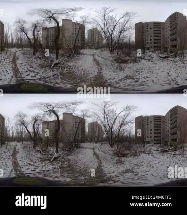 Journey through the haunting streets of Pripyat , an abandoned city in ...