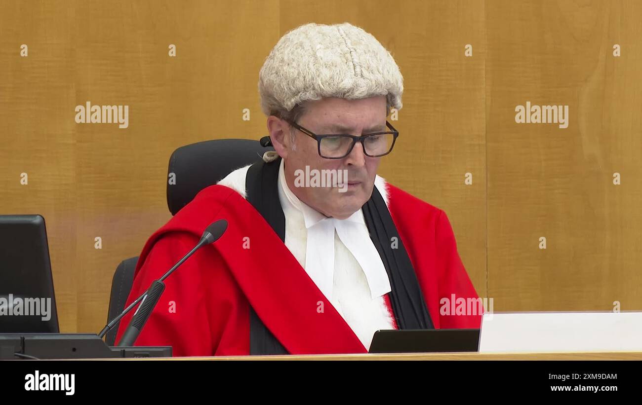 16-year-old sentenced for the murder of Kennie Carter Stock Video ...