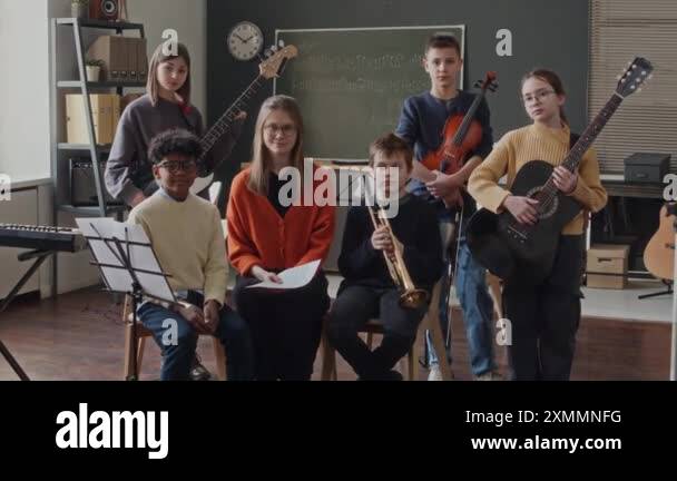 School children musical instruments Stock Videos & Footage - HD and 4K ...