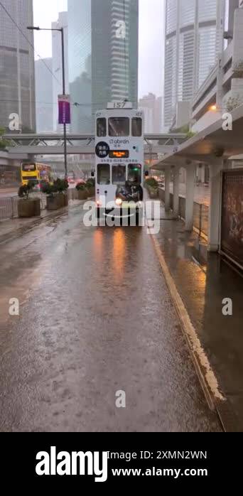 City bus car pavement building Stock Videos & Footage - HD and 4K Video ...