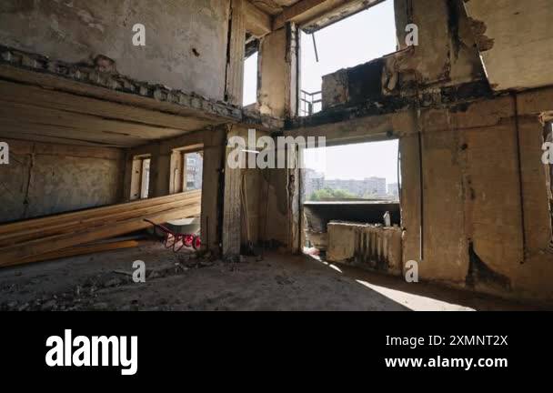 View through broken walls Stock Videos & Footage - HD and 4K Video ...