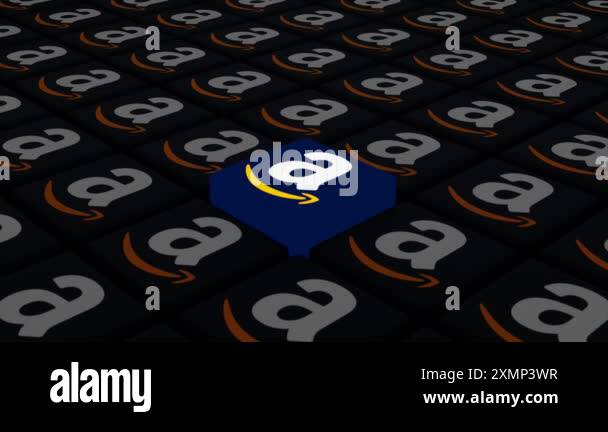 Amazon logo icon Stock Videos & Footage - HD and 4K Video Clips - Alamy
