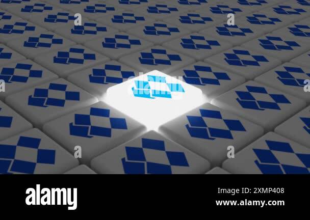 Dropbox logo icon on Stock Videos & Footage - HD and 4K Video Clips - Alamy