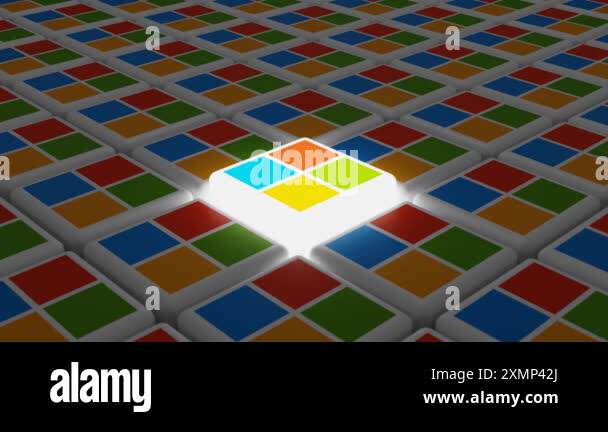 Microsoft logo emblem microsoft international Stock Videos & Footage ...