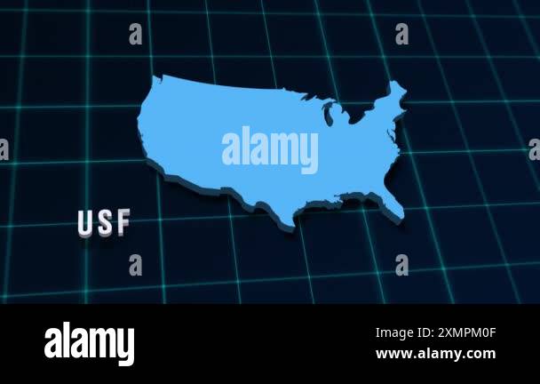 Us map political boundaries Stock Videos & Footage - HD and 4K Video ...