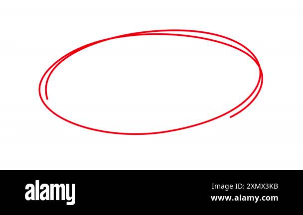 Oval frame hand drawing round Stock Videos & Footage - HD and 4K Video ...