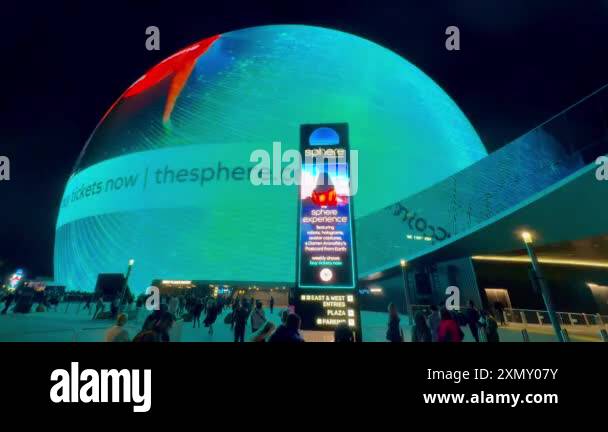 Las vegas sphere strip Stock Videos & Footage - HD and 4K Video Clips ...