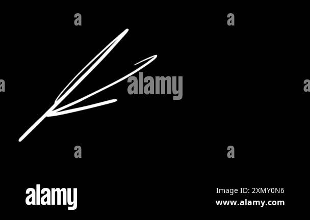 Handwritten name of the country Kenya. The video is animated frame by ...