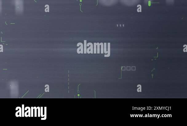 Binary Code And Numbers Animating Over Dark Blue Background Technology Digital Coding Data