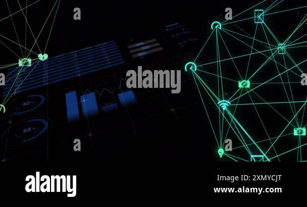 Visualizing data and network connections on digital dashboard with ...