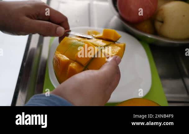 Mango preparation Stock Videos & Footage - HD and 4K Video Clips - Alamy
