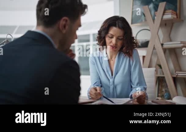 Businesswoman conducting job interview Stock Videos & Footage - HD and ...