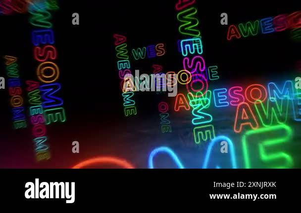 Awesome neon symbol light color Stock Videos & Footage - HD and 4K ...
