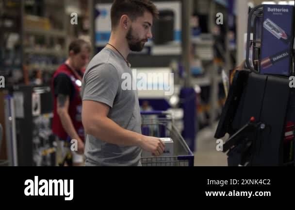 Self checkout hardware Stock Videos & Footage - HD and 4K Video Clips - Alamy