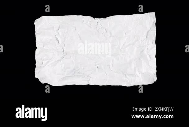 Stop Motion Paper Ball Animation on a Transparent Background. Paper ...