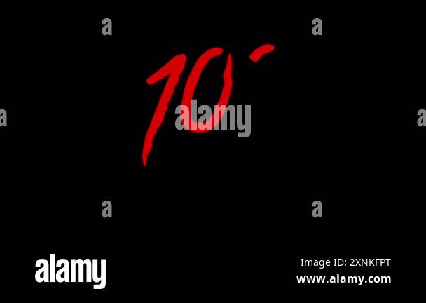 Hundred Points Emoji Animated on a Transparent Background. 4K Loop ...