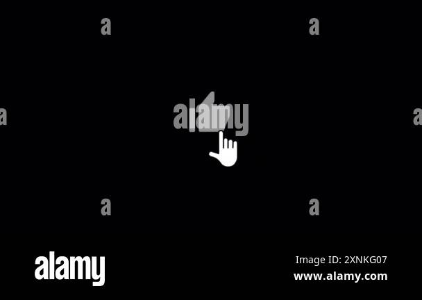 Thumbs Up Hand Animation on a Transparent Background. Like This Video ...