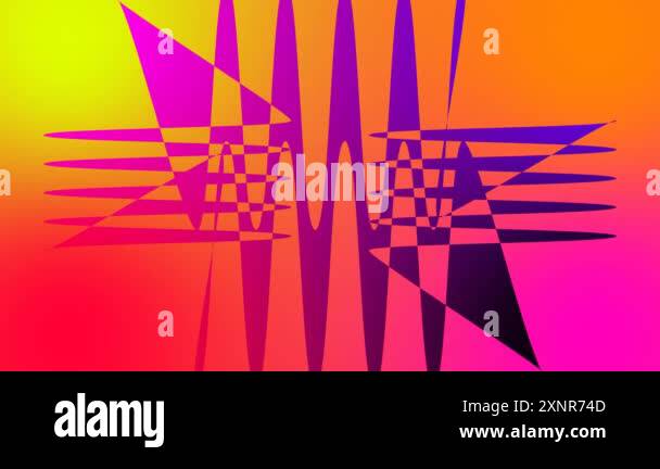 Animated Zig Zag background with gradient effect, 4k animation Stock ...
