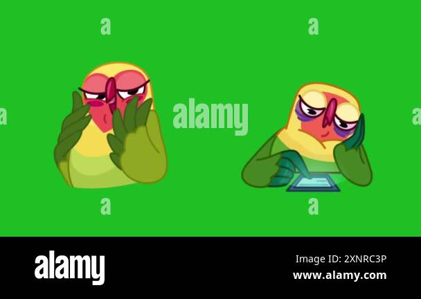 Man bird cartoon illustration Stock Videos & Footage - HD and 4K Video ...