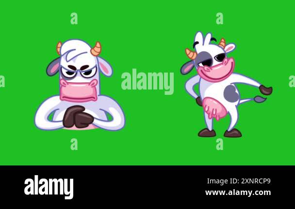 Bull cartoon illustration Stock Videos & Footage - HD and 4K Video ...